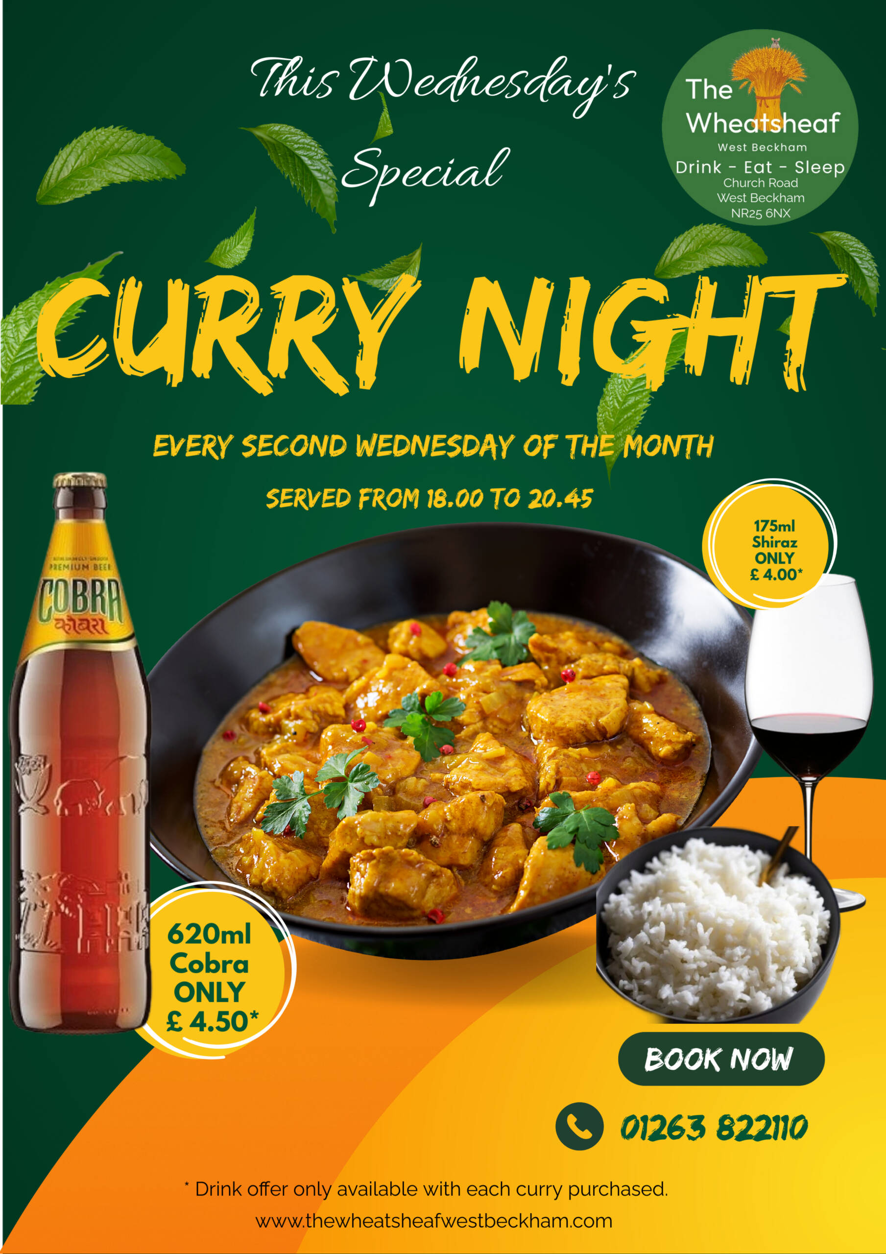 Curry Night - The Wheatsheaf West Beckham